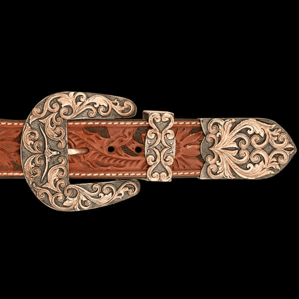 Three Piece Buckle Sets - Intrincate Hand Made Western Details