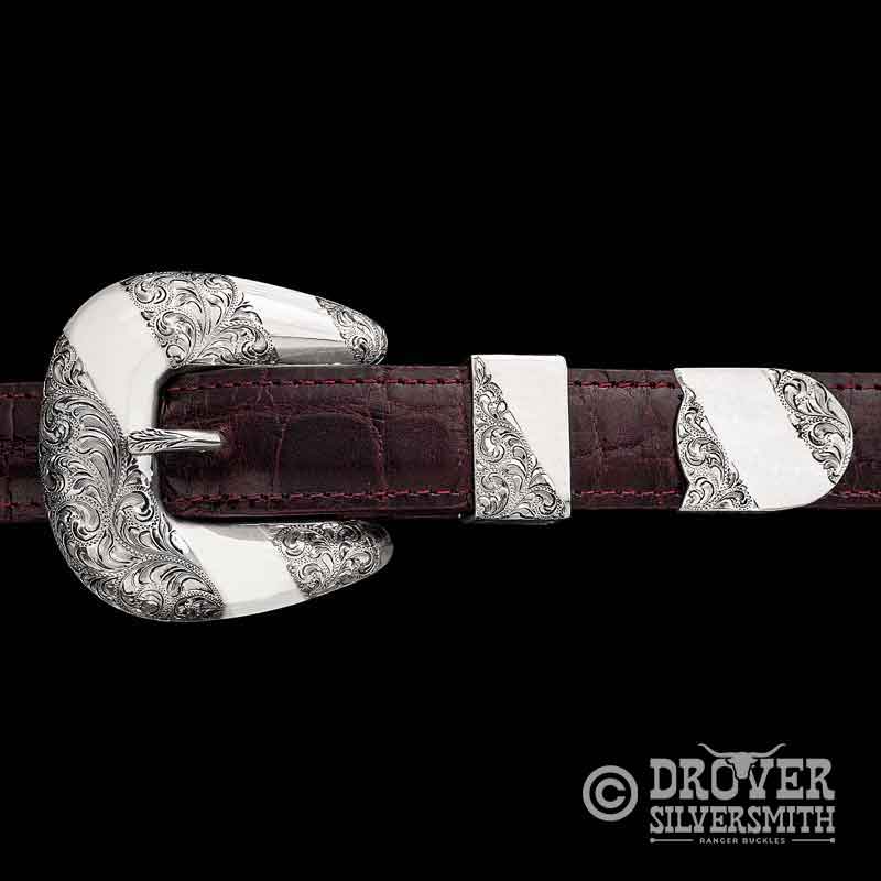 The Top Hand Sterling Silver Belt Buckle - Molly's Custom Silver