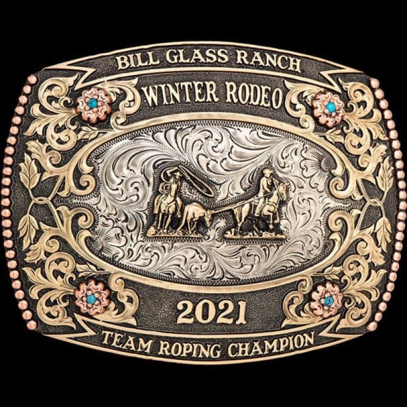 Hillsboro Belt Buckle - Molly's Custom Silver