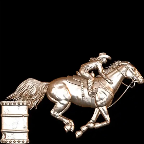 Bristol Custom Three Piece Belt Buckle Set