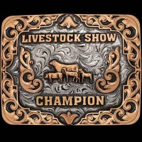 Livestock Belt Buckles - Farming Buckles, Stock Show and More