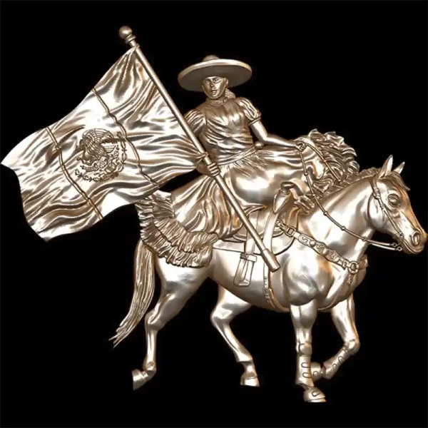 Sheridan Turquoise Belt Buckle - MollysCustomSilver