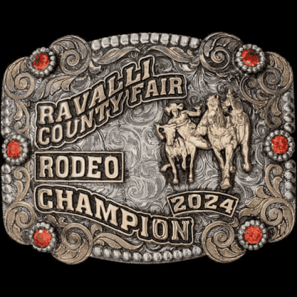 Livestock Classic Belt Buckle - Molly's Custom Silver