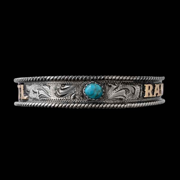 Charlie Western Custom Cuff Bracelet - MollysCustomSilver
