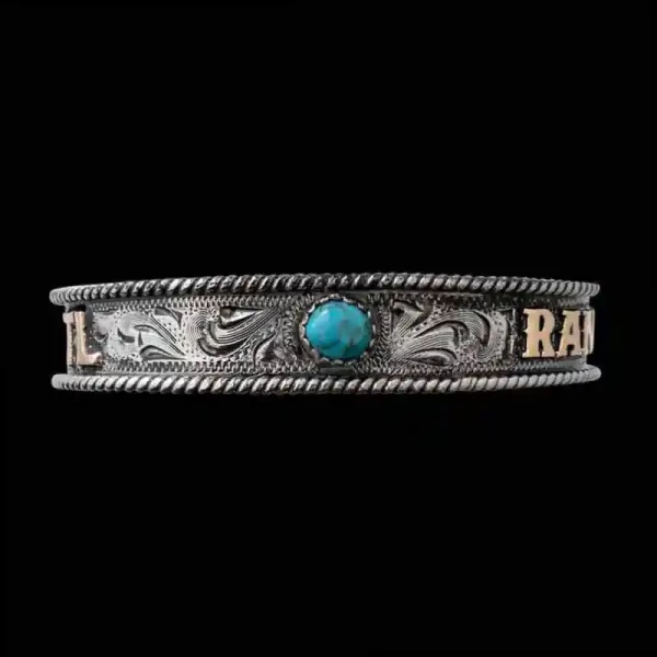 Charlie Western Custom Cuff Bracelet-MollysCustomSilver