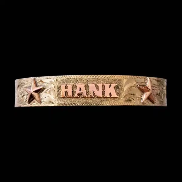 Hank Western Custom Cuff Bracelet-MollysCustomSilver
