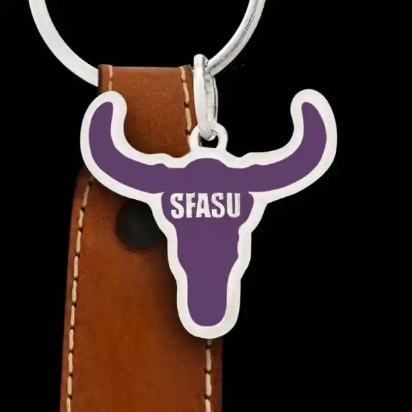 Open Range Custom Keychain - MollysCustomSilver