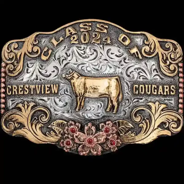 Custom Graduation Belt Buckles - MollysCustomSilver