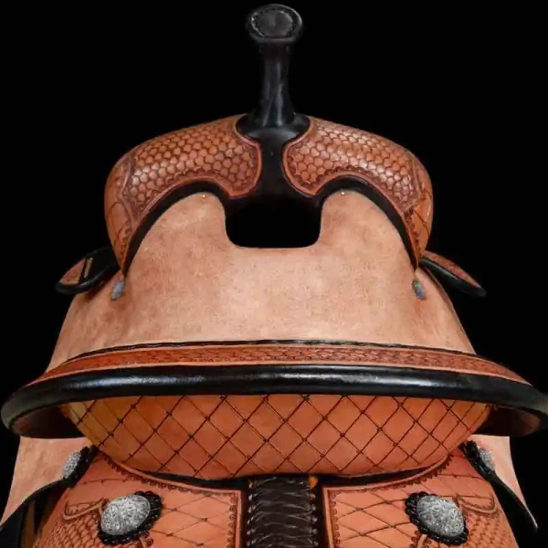 Streak of Lightning Western Saddle - Molly' s Custom Silver