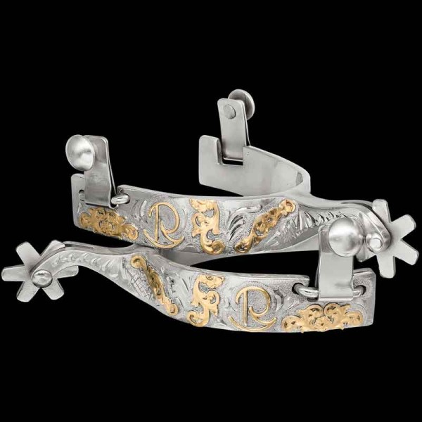 Boot Spurs - Fully Customizable Cowboy Silver Spurs