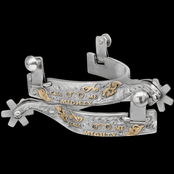 Boot Spurs - Fully Customizable Cowboy Silver Spurs