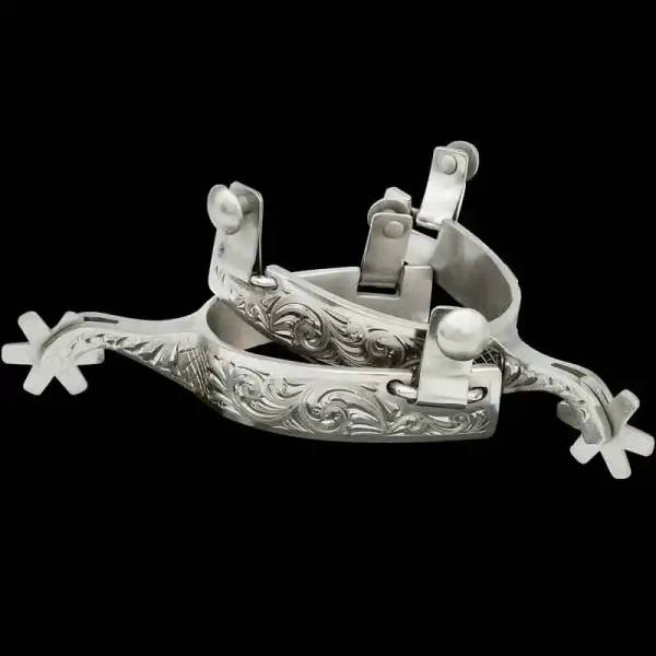 Jesse James Spurs - Molly's Custom Silver