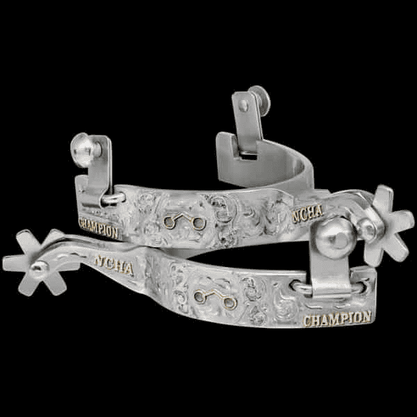 Boot Spurs - Fully Customizable Cowboy Silver Spurs