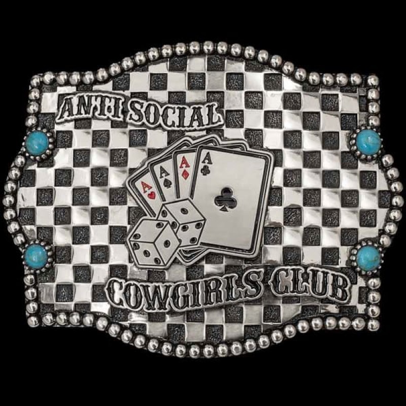 Lynnde Hall Belt Buckle - Molly's Custom Silver