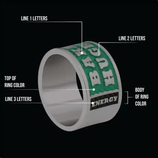 Grand Entry Custom Ring - MollysCustomSilver